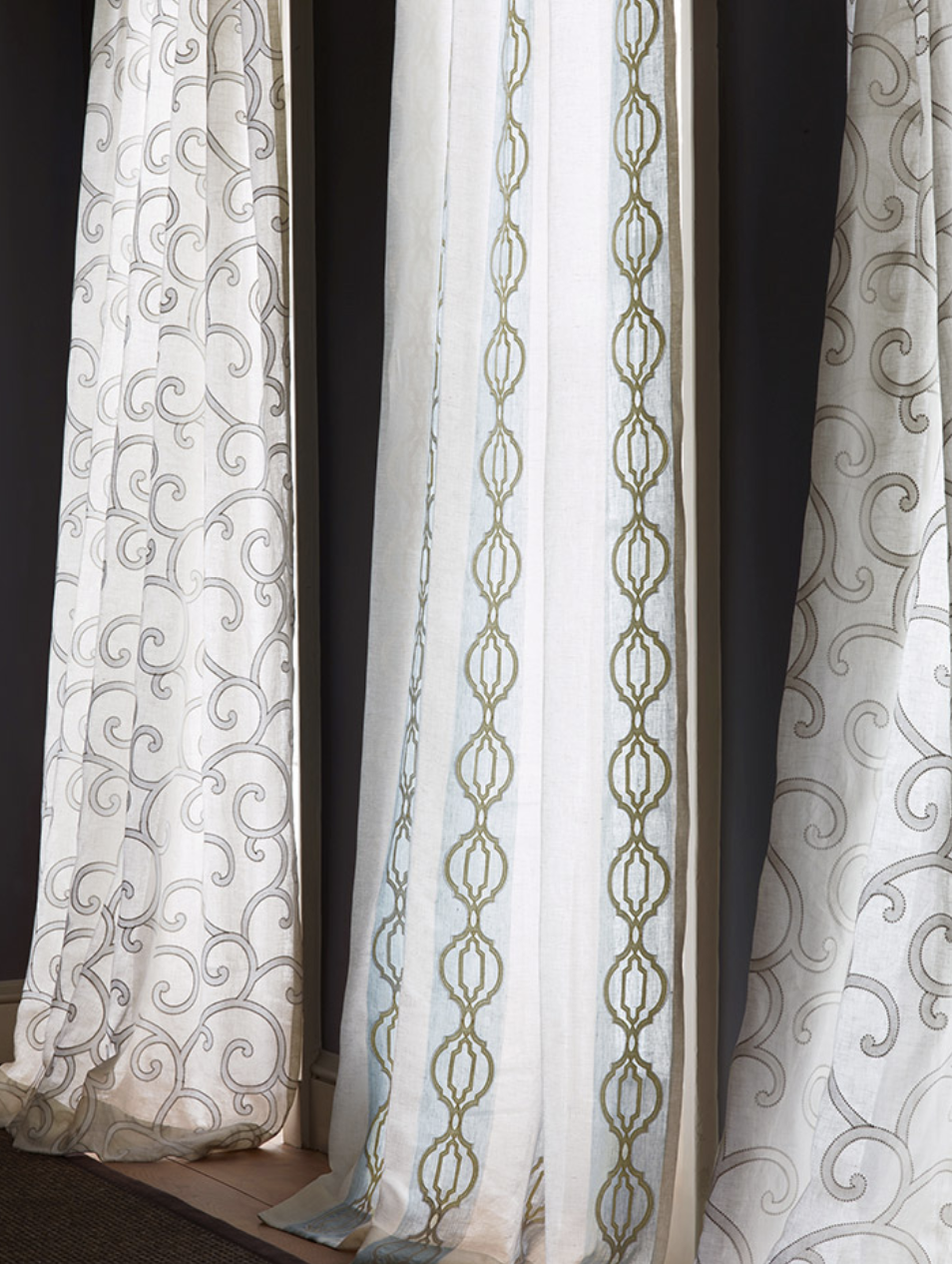 Contemporary look with Ripple-fold Drapery