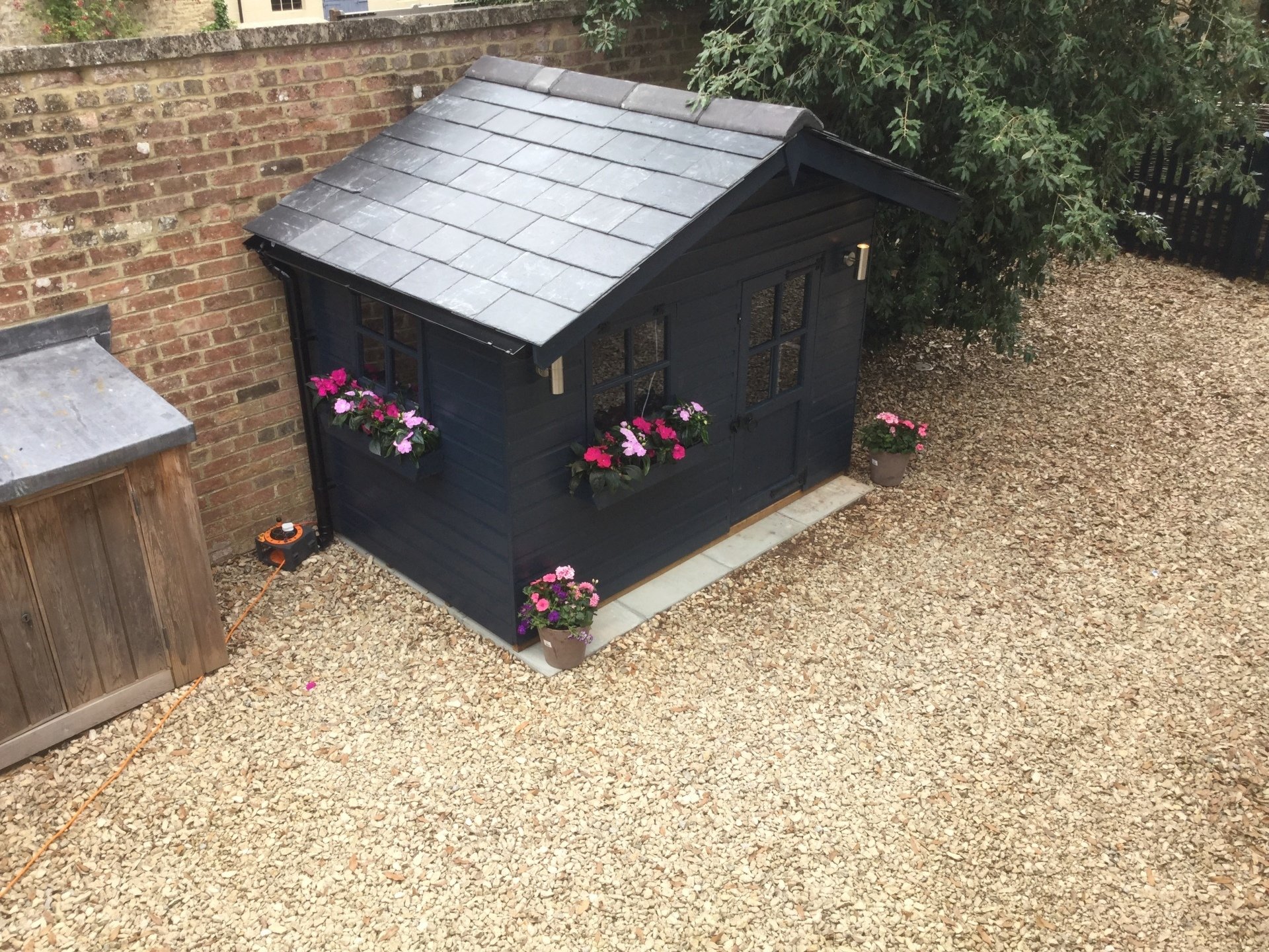 A selection of our beautiful, bespoke heated and lit dog cottages