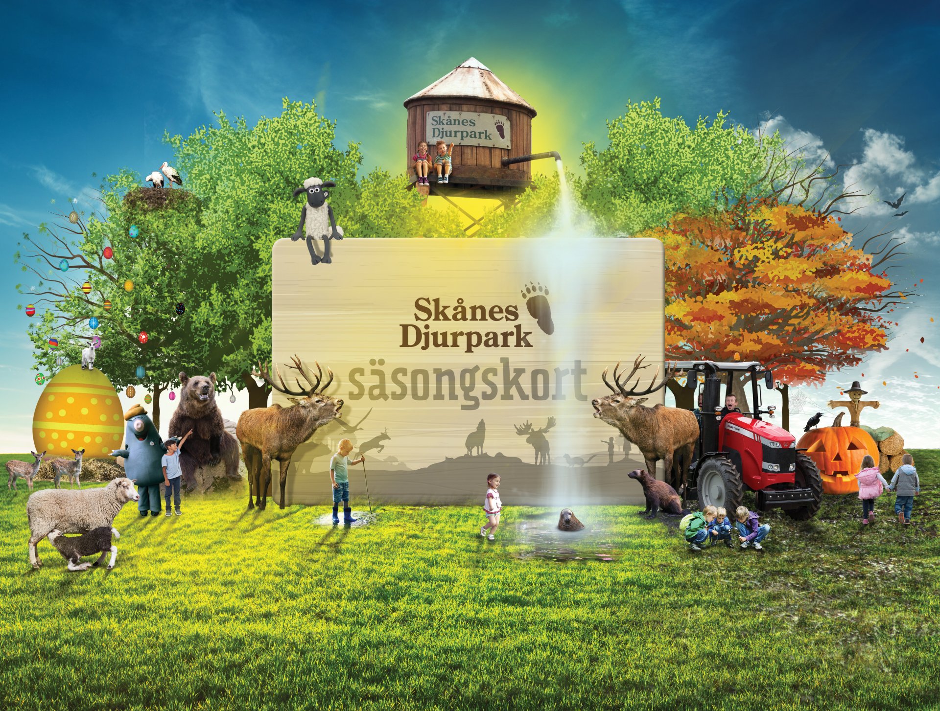Boka ditt besök i Skånes Djurpark - äventyr för hela familjen