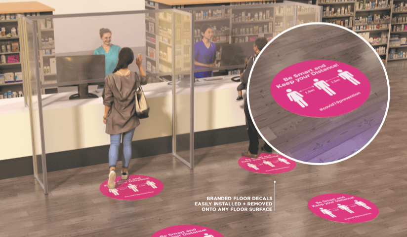 Exhibitions & Displays Direct | Social Distancing Solutions