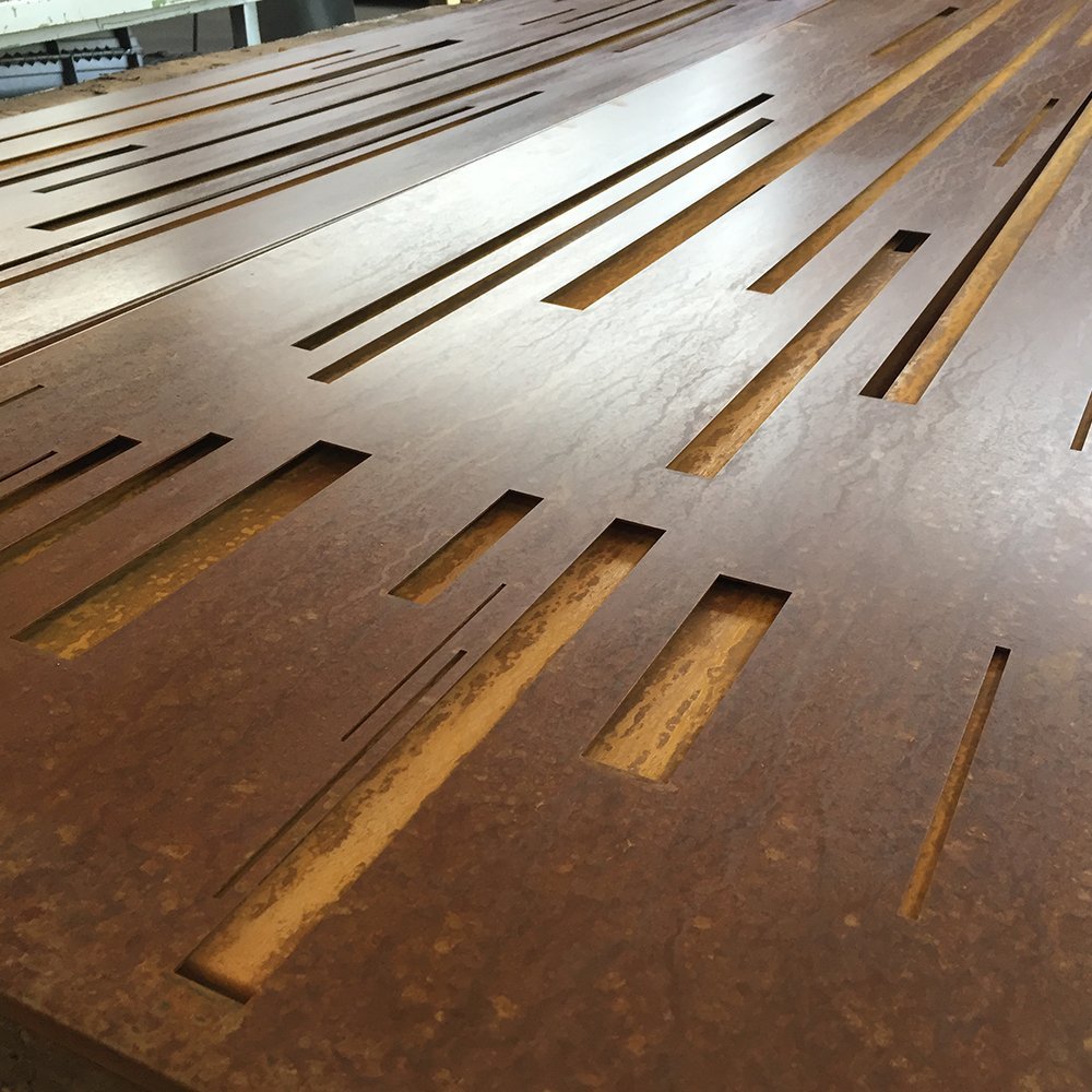 Lavorazione acciaio corten - Torino - Vibel Group