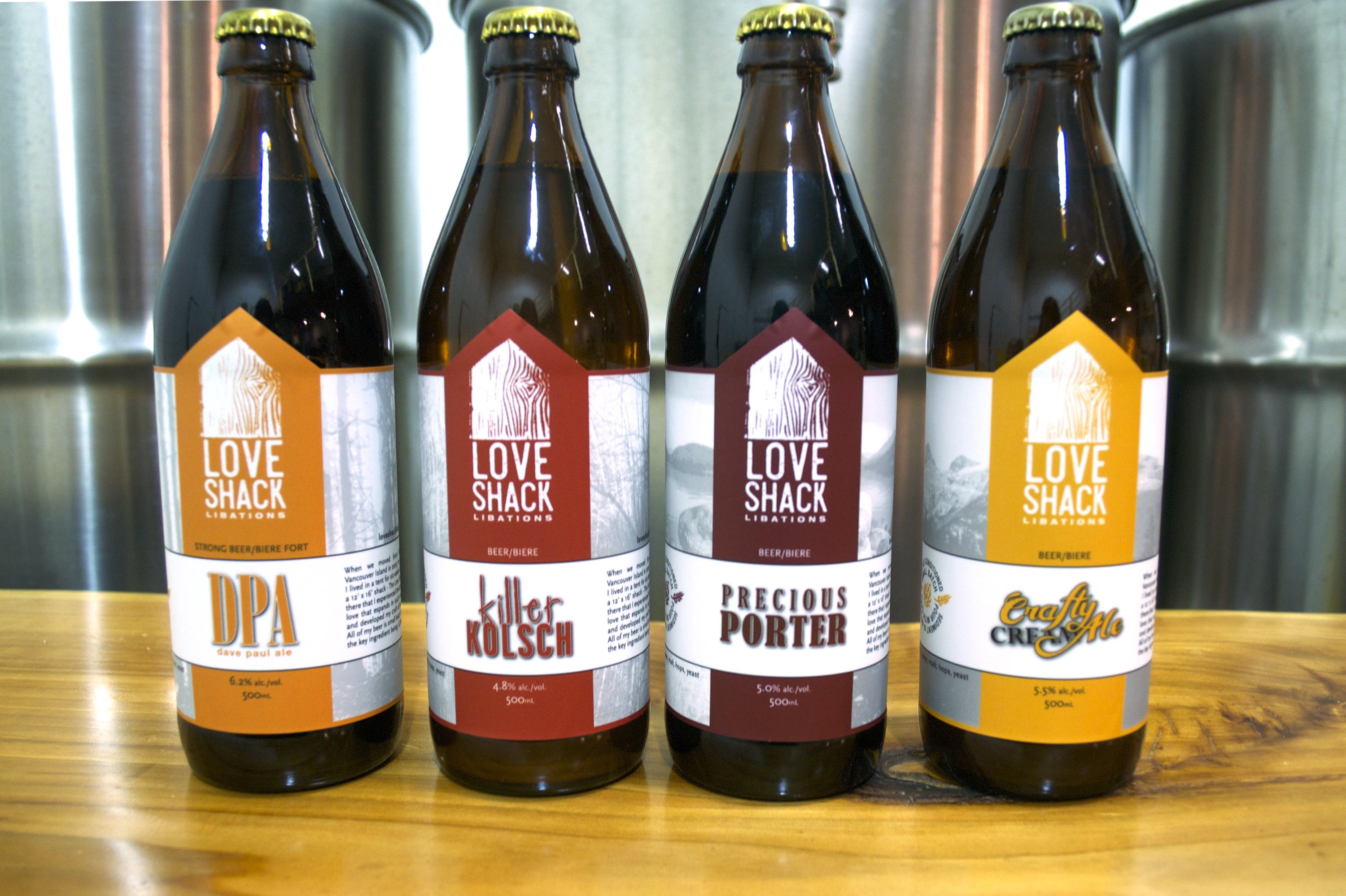 Love Shack Libations Beer - Nano Brewery in Qualicum Beach, BC on ...