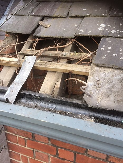 Wooden gutters | M.B Roofing & Building Ltd