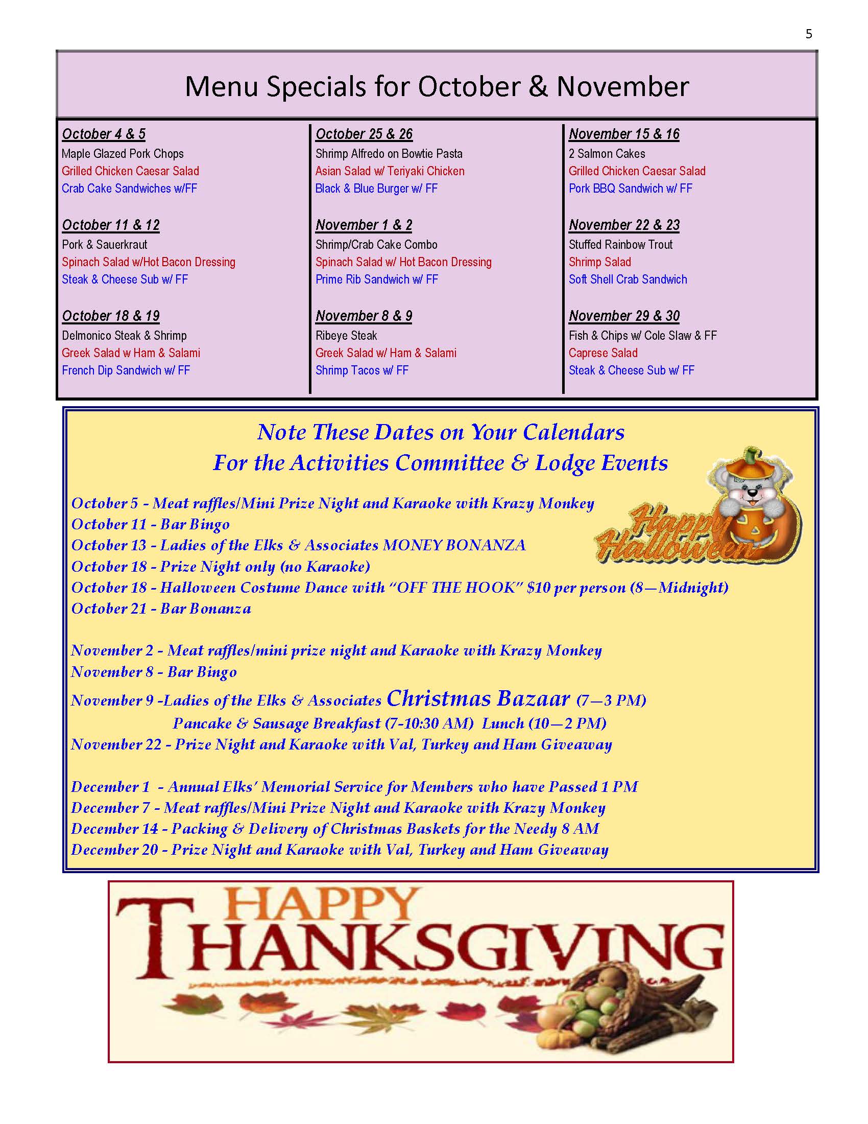 Events | The Elks Lodge #378 | Hagerstown, MD