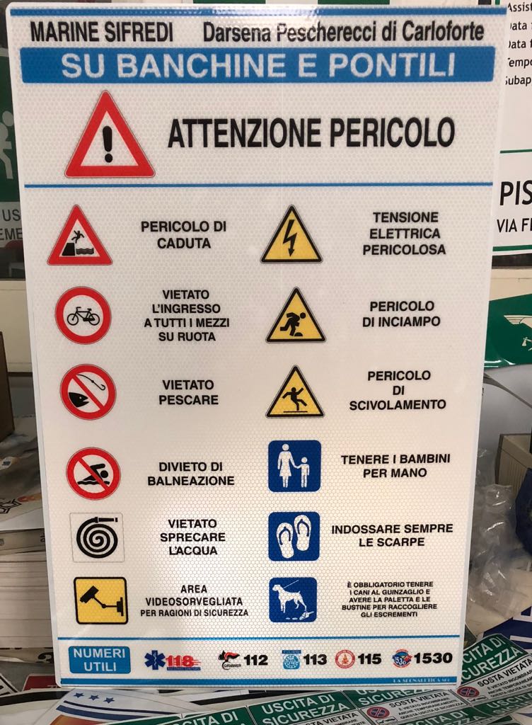 Cartelli sicurezza aziendale |Quartu Sant'Elena,CA|La Segnaletica