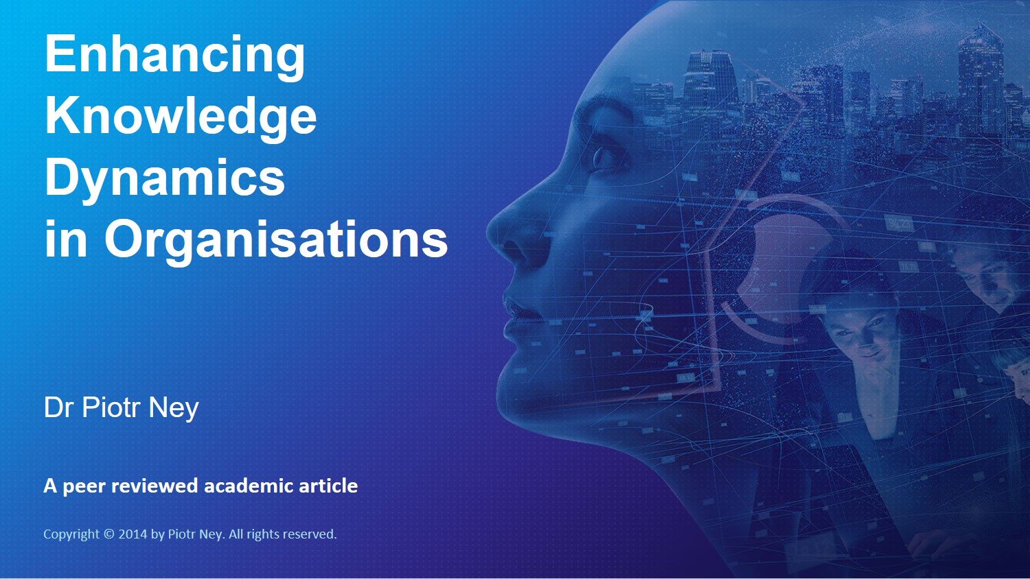 Enhancing Knowledge Dynamics in Organisations