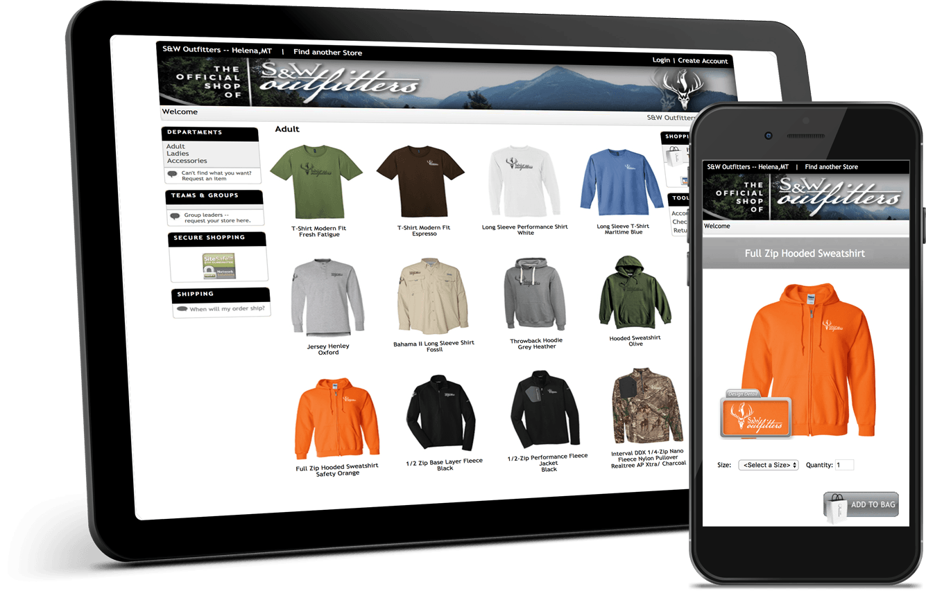 IdentityStores Custom Branded Apparel | Online Stores That Work!