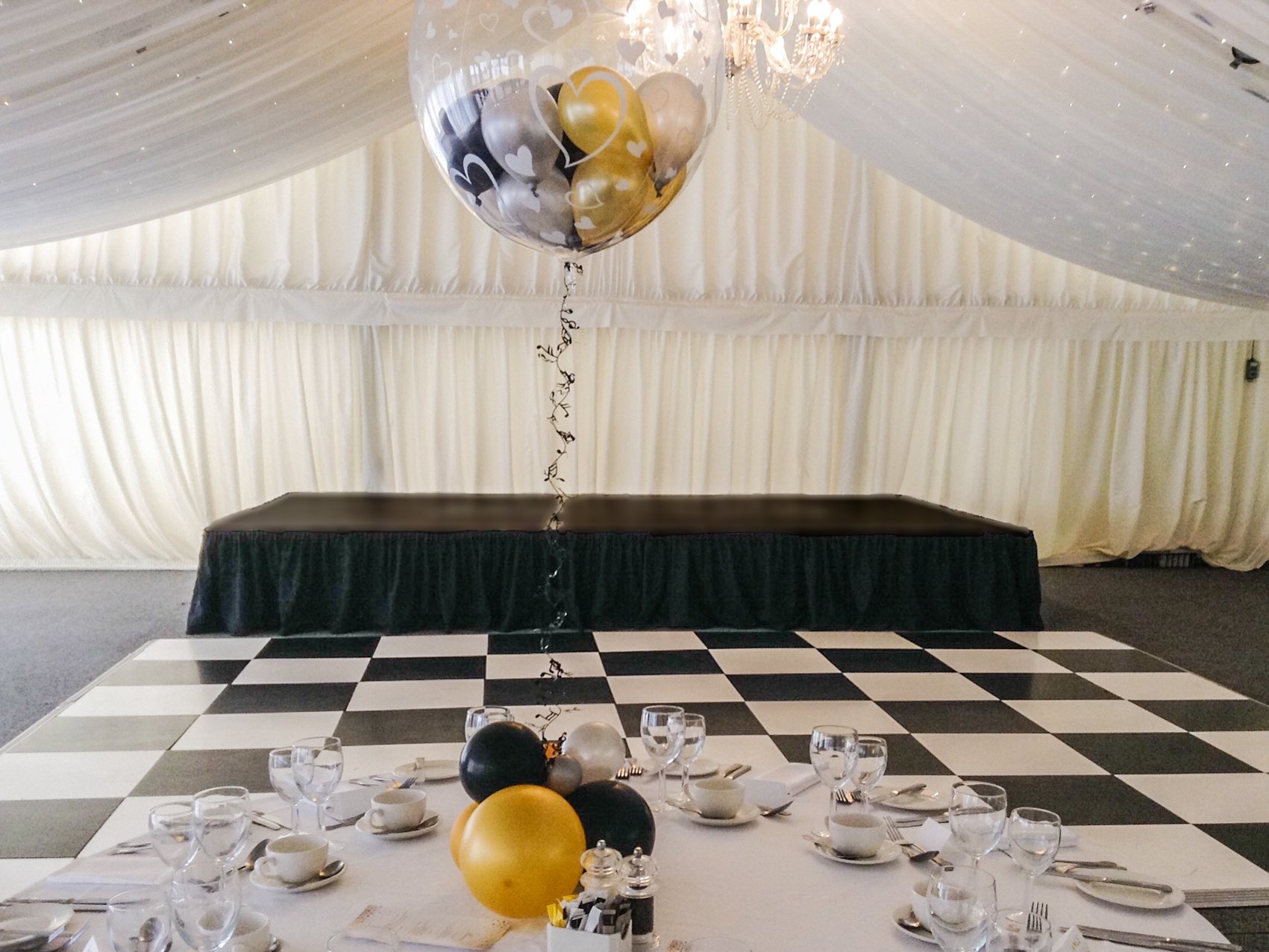 Indoor stages for Presentations and Weddings