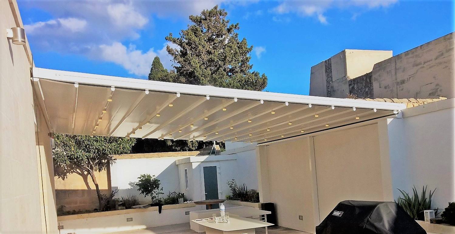 Motorised Pergolas from €2,725 - Lowest Prices In Malta!