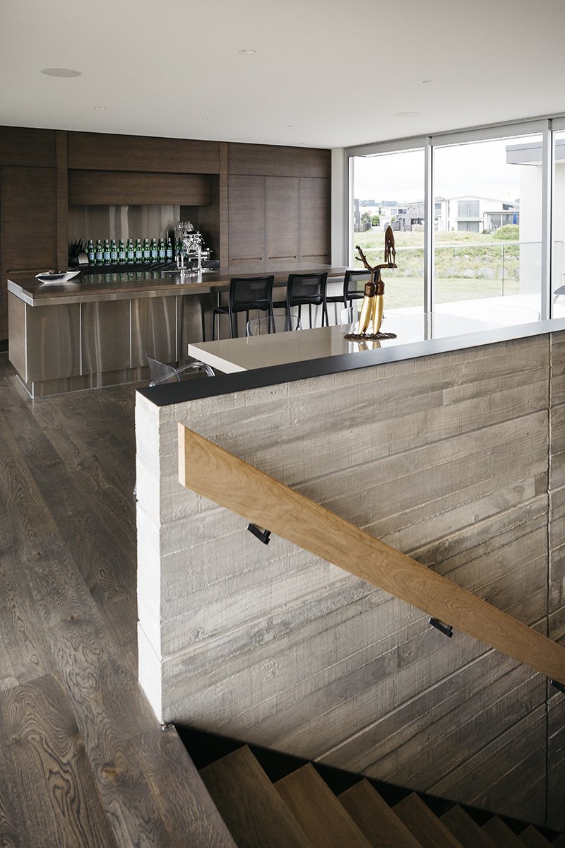 Hulena Architects Designed Concrete Masonry Sto Plaster House Built by ...