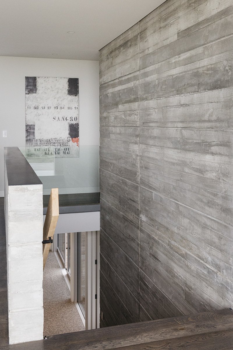 Hulena Architects Designed Concrete Masonry Sto Plaster House Built by ...