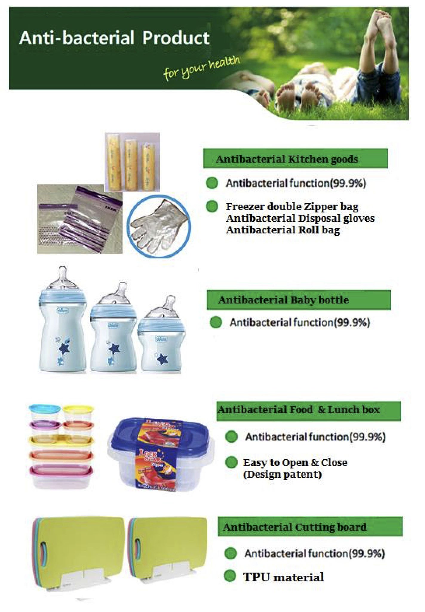 Bioprotek Antibacteria Products