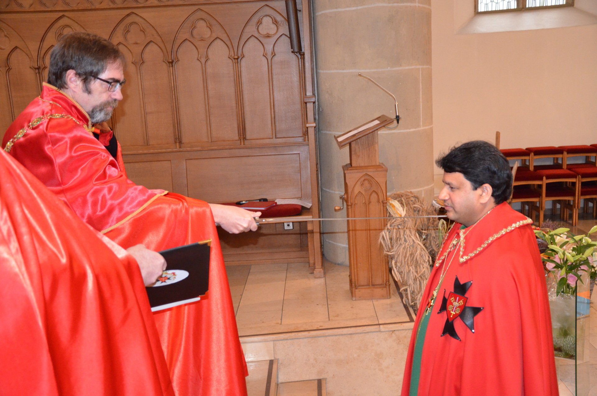 Paul Kodannur ist nun Ehrenritter