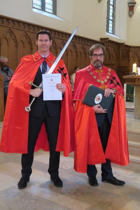 Erster Ritterschlag in Brochterbecker Kirche