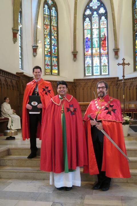 Erster Ritterschlag in Brochterbecker Kirche